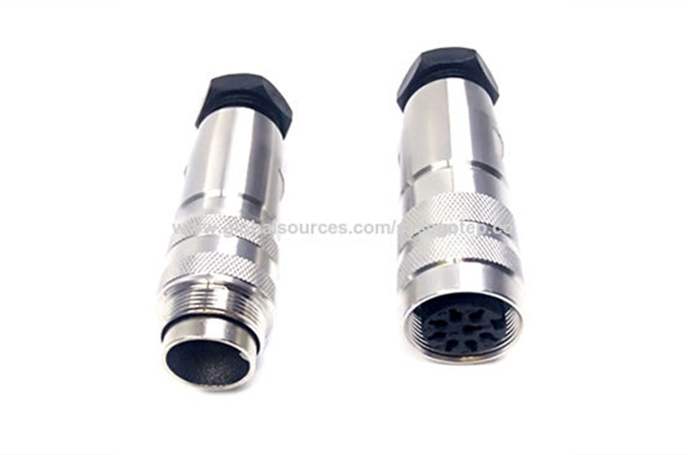 AISG male to female solder type 14 pin connector for 6 to 8mm diameter ...