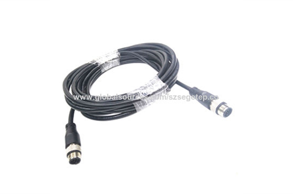 M12 17-pin shielded connector with UL 2464 Cable-
