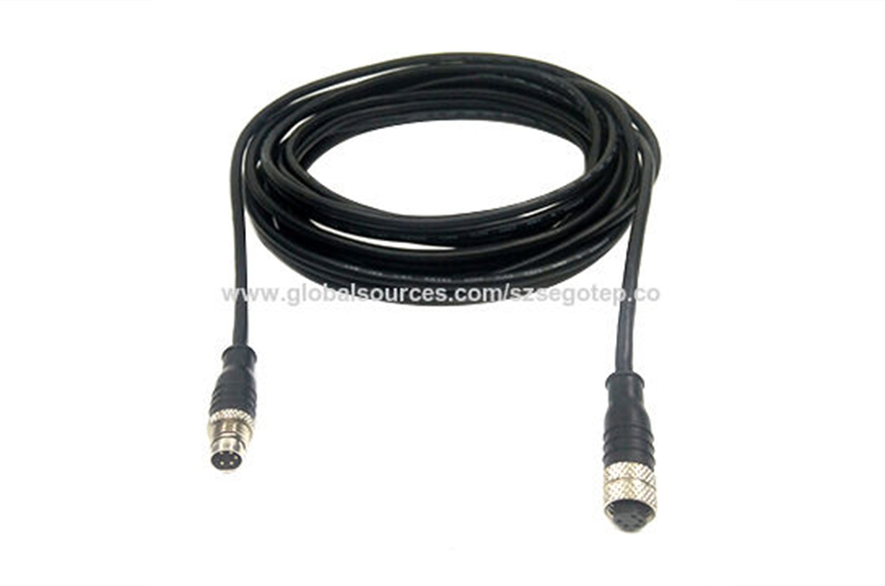M8 Round Connectors Industrial Cables Cordsets 3Pin 4Pin 5Pin 6Pin 8Pin ...